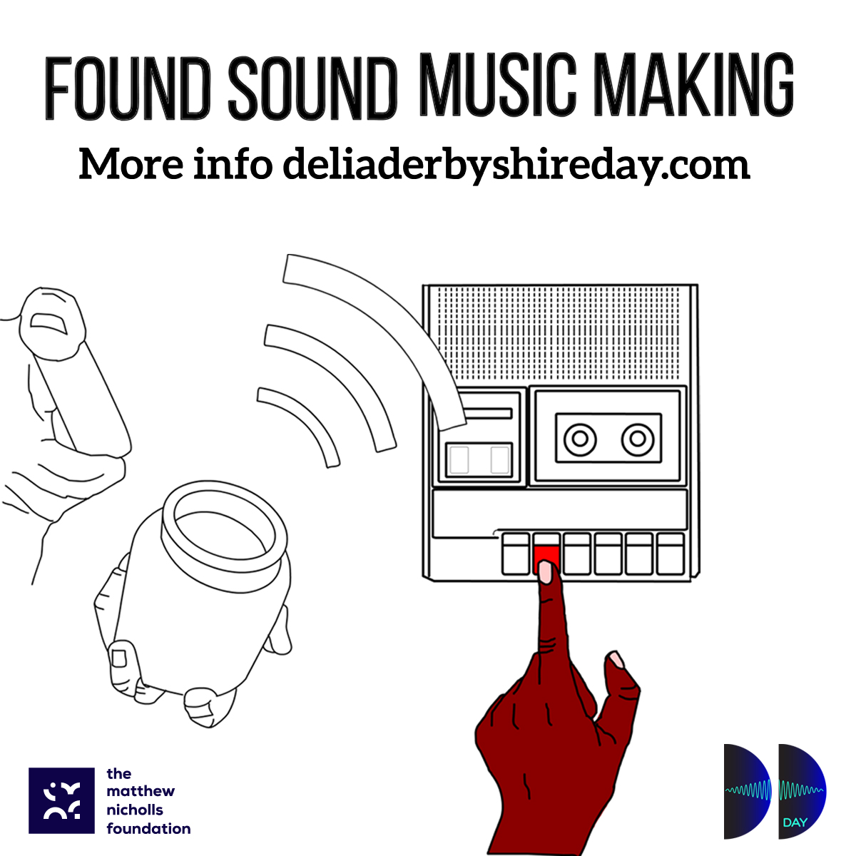 Found Sounds In The Home Music Making Project DeliaDerbyshireDay